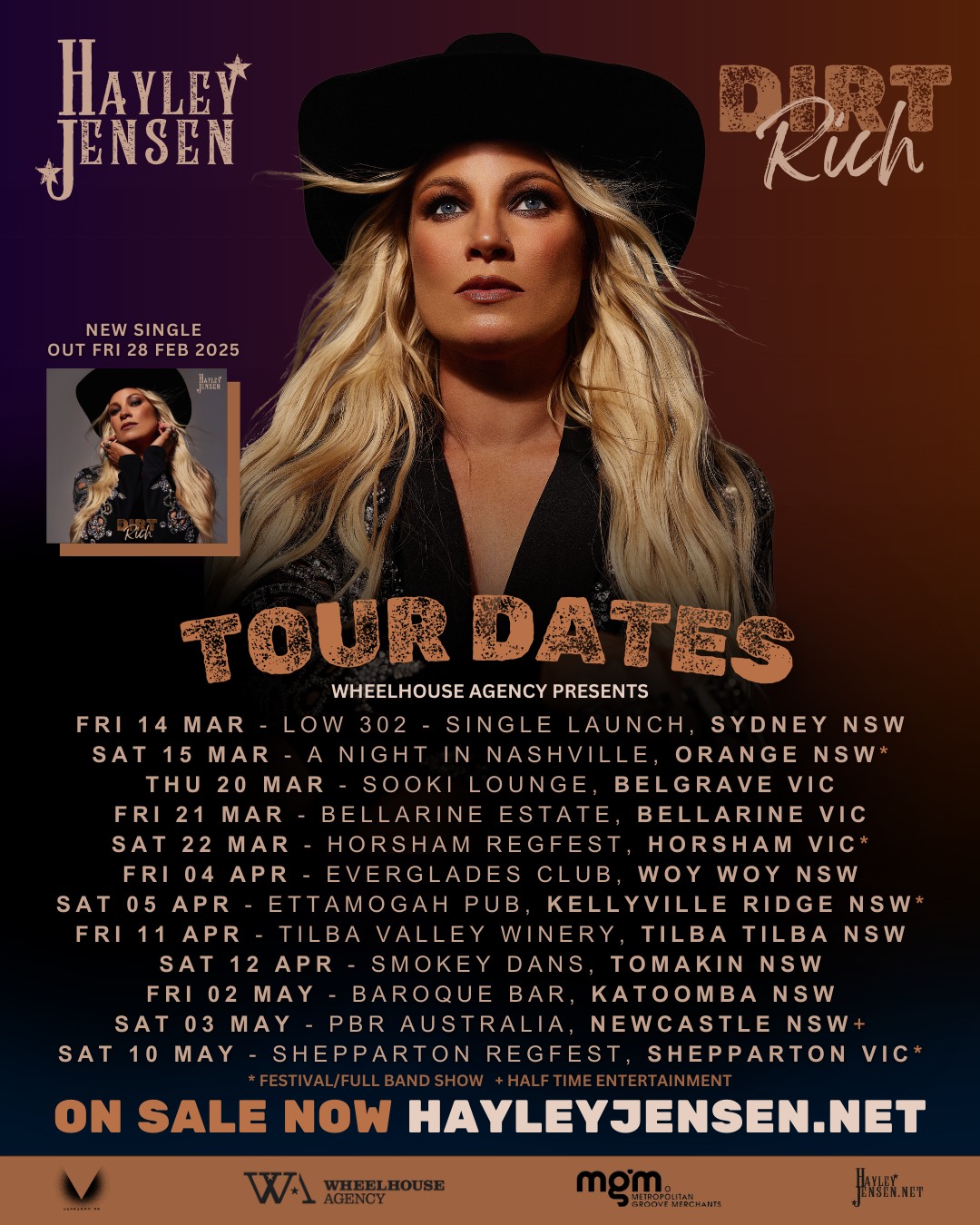 Dirt Rich Tour – Hayley Jensen